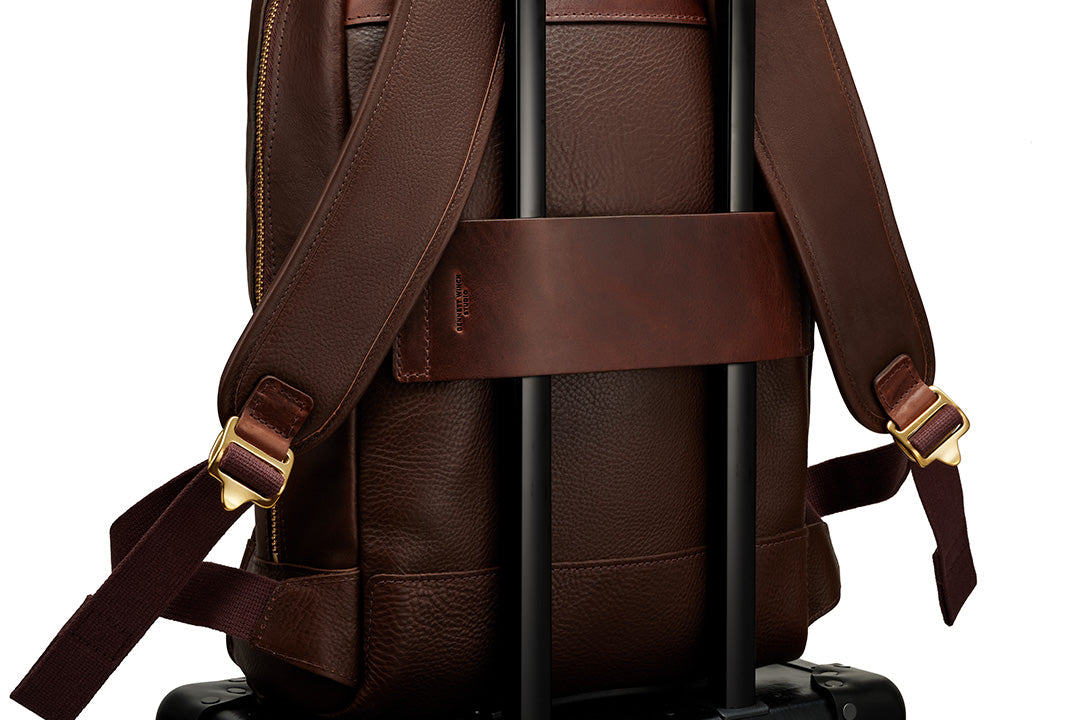 Brown Leather Backpack for Men | Handmade Genuine Brown Leather ...