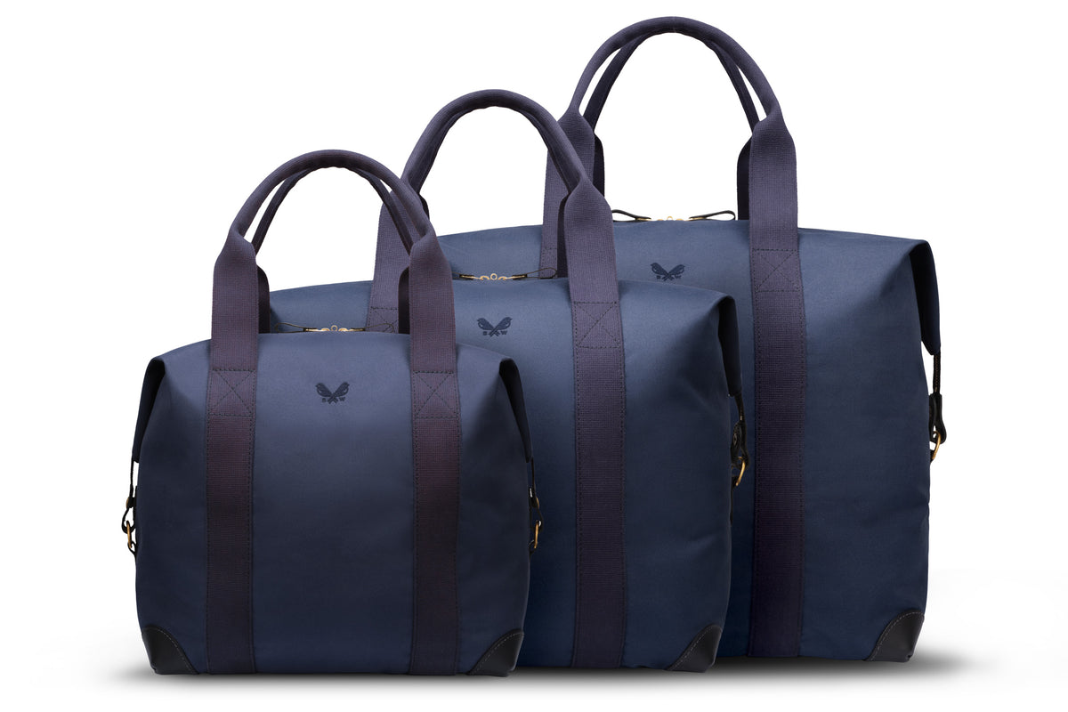 The Cargo Set | Navy Blue Nylon Duffel Bags | Bennett Winch