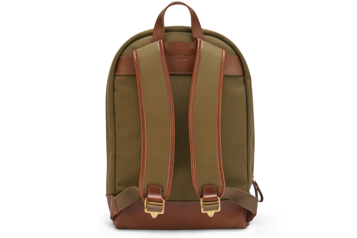 The Backpack | Olive Green Canvas Backpack for Men | Bennett Winch