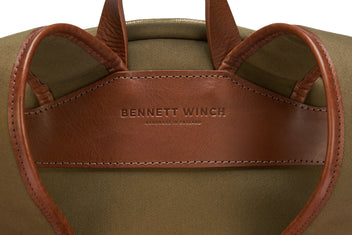 The Backpack | Olive Green Canvas Backpack for Men | Bennett Winch