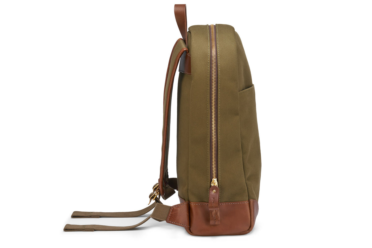 The Backpack | Olive Green Canvas Backpack for Men | Bennett Winch
