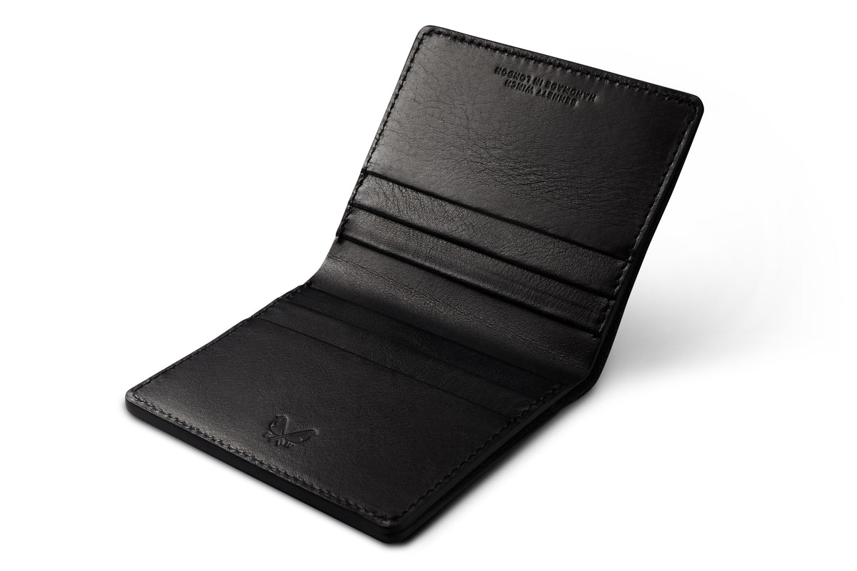 Black Leather Men's Wallet | Luxury Men's Black Leather Wallet ...