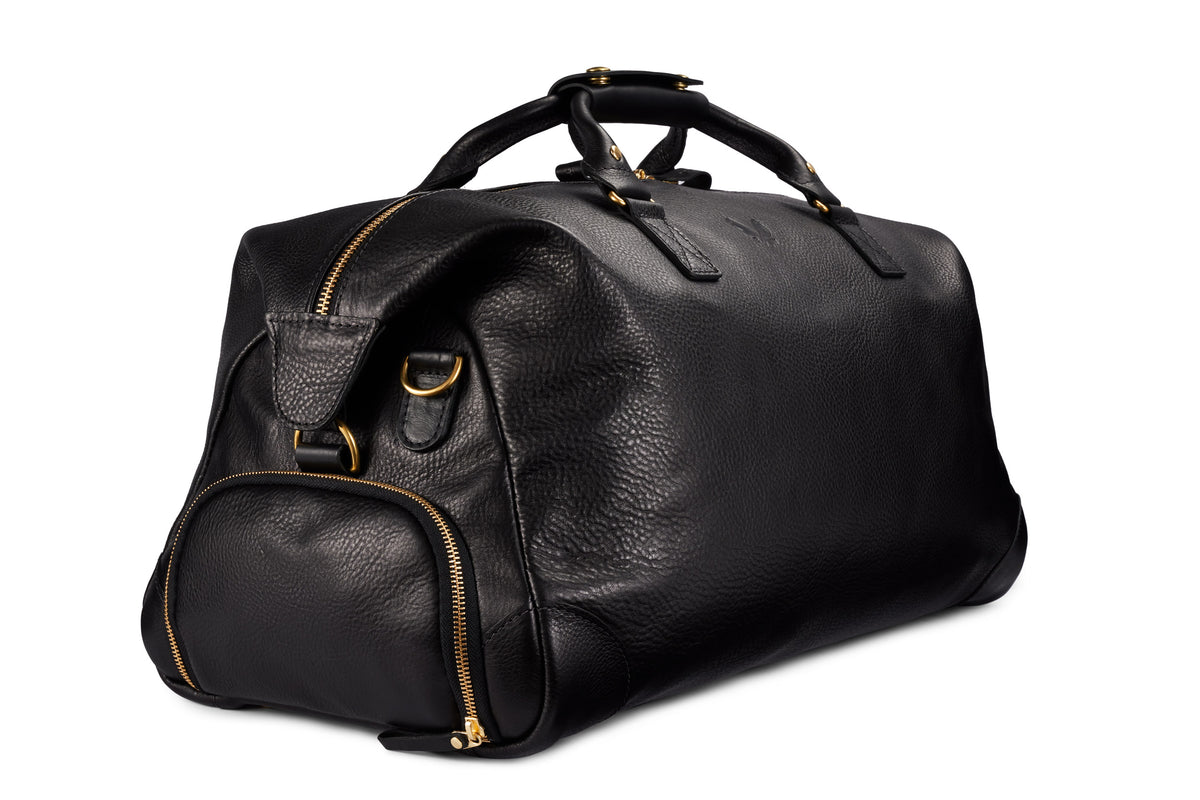 The Leather Weekender | Black Leather Weekender | Bennett Winch