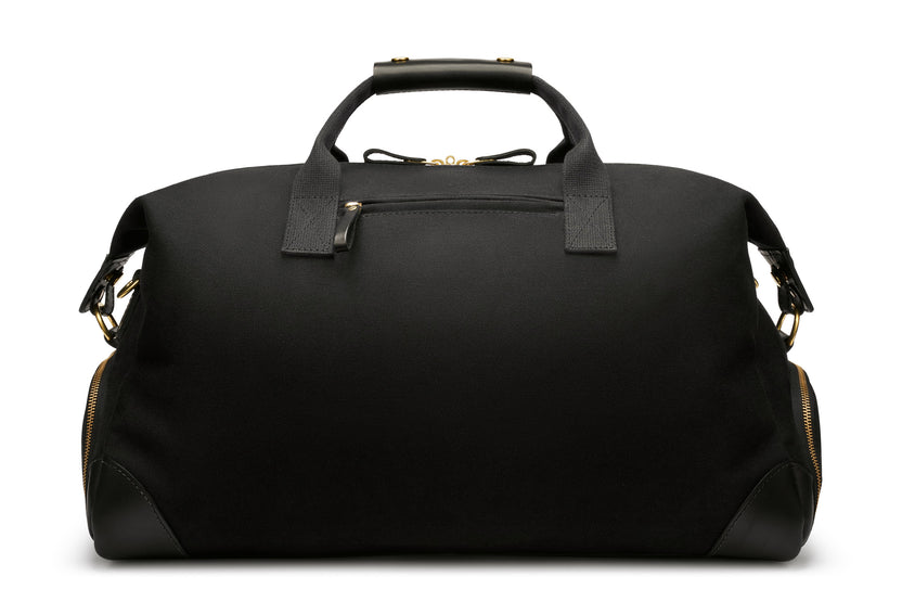 The Weekender | Black Canvas Weekender | Men's Weekend Bag – Bennett Winch