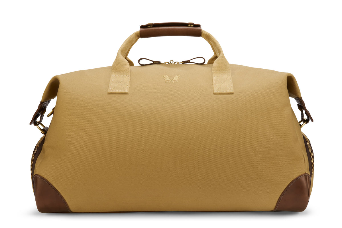 The Weekender | Tan Canvas Weekender | Men's Weekend Bag – Bennett Winch