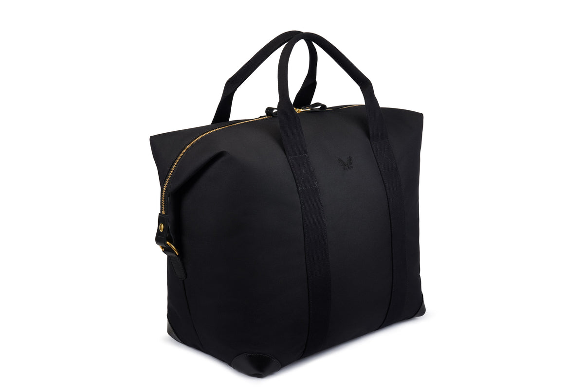 The Cargo Bag | 75L Medium Black Luxury Nylon Duffel Bag – Bennett Winch