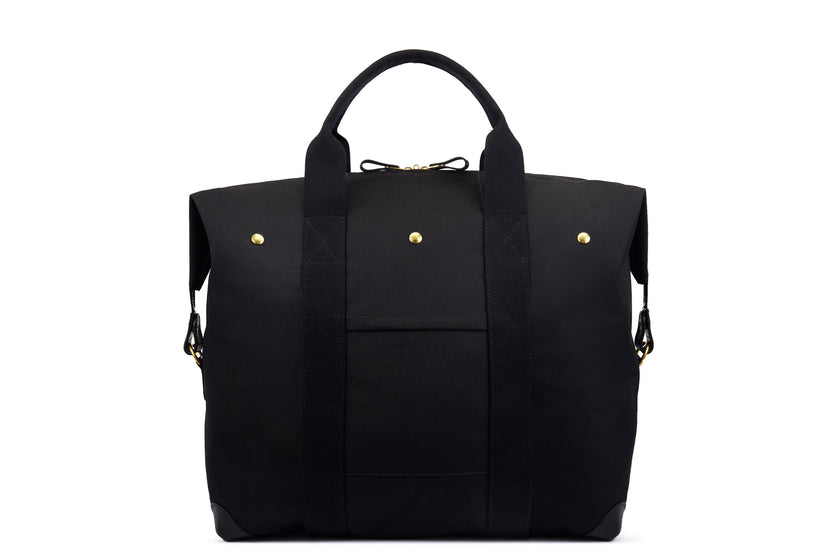 The Cargo Bag | 75L Medium Black Luxury Nylon Duffel Bag – Bennett Winch